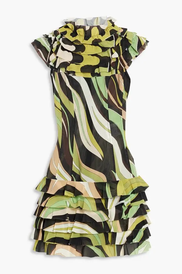 slim fit dress slacks Green Floral Sleeveless Mini Dress & Reviews - Green - Dresses main image 1