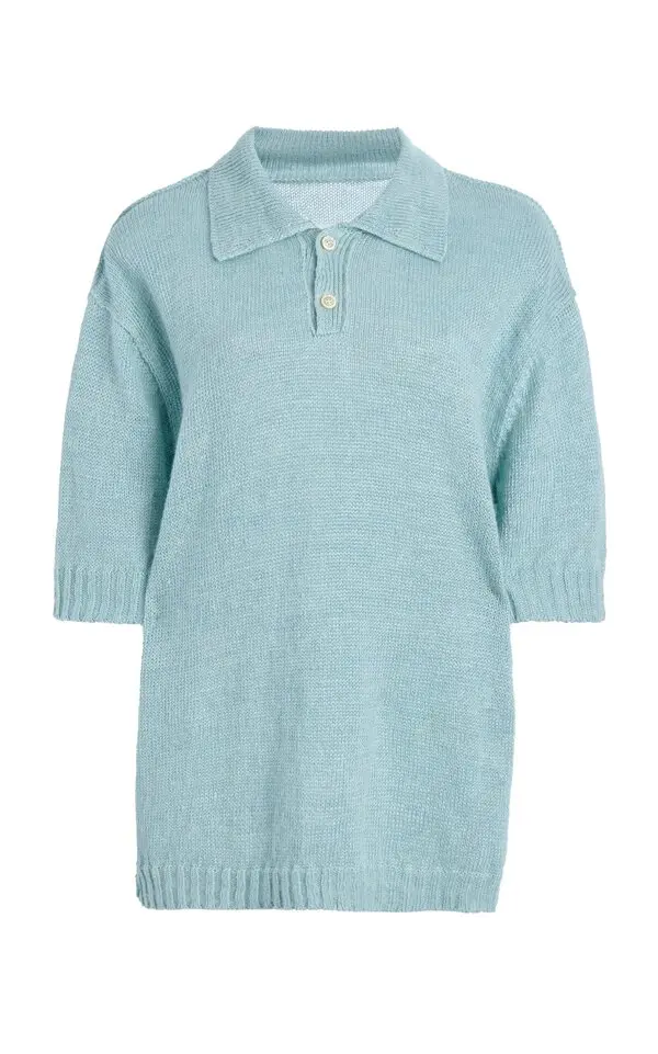 MAISON MARGIELA Hemp Polo Shirt