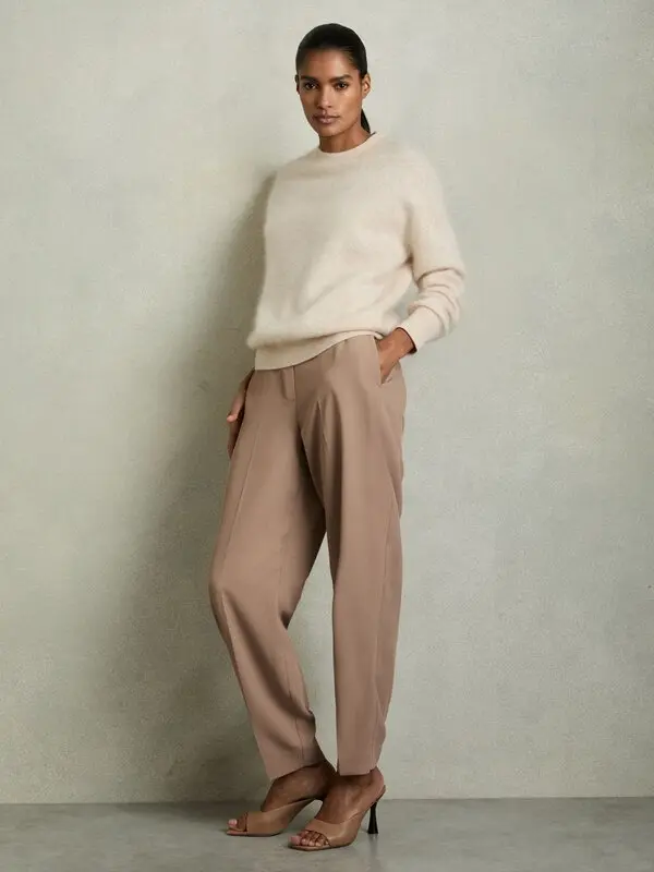 REISS Eve Tapered Trousers