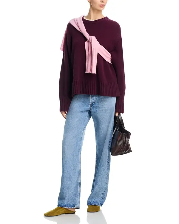 Guest In Residence Cozy Cashmere Sweater - Fig