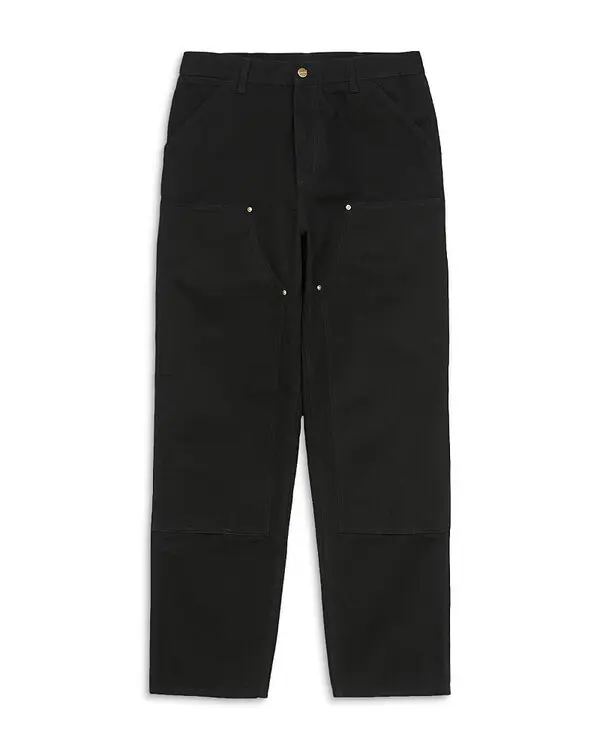 Carhartt Work In Progress Relaxed Straight Fit Double Knee Pants - Black (rinsed)