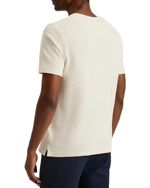 Ted Baker London Curlys Textured Short Sleeve Tee - Ecru