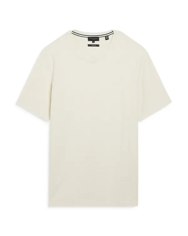 Ted Baker London Curlys Textured Short Sleeve Tee - Ecru