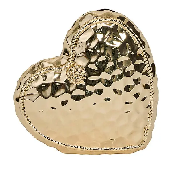 JULISKA Berry & Thread Heart Place Card Holder, Set Of 4 - Gold