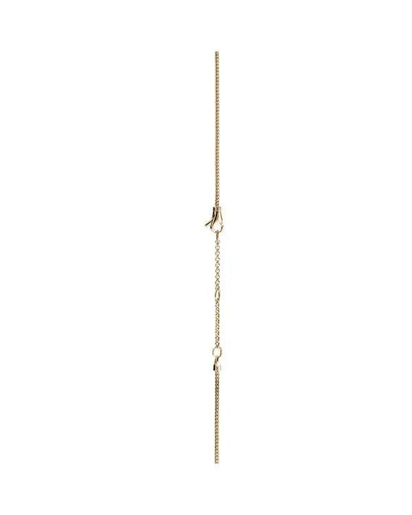John Hardy 14k Yellow Diamond Love Knot Lariat Necklace - Gold