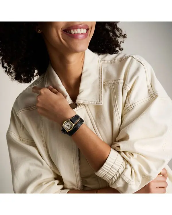 Fossil Harlow Three Hand 27mm Watch - White/black