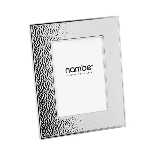 NAMBE Hammered Frame, 4 X 6 - Silver