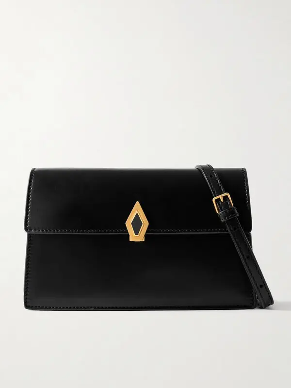 METIER Parallel 22 Small Leather Shoulder Bag - Black
