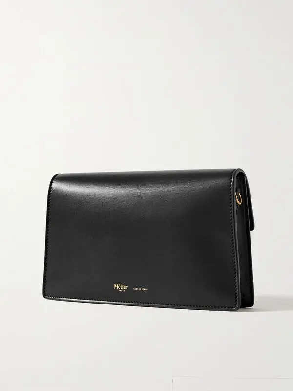 METIER Parallel 22 Small Leather Shoulder Bag - Black