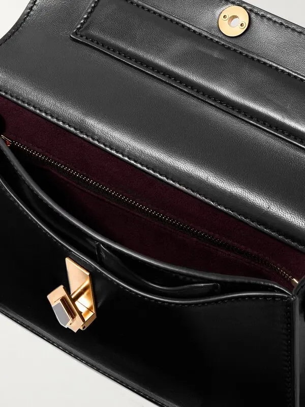 METIER Parallel 22 Small Leather Shoulder Bag - Black
