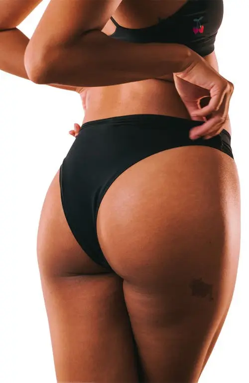 CHEEKY CHERRY 2-pack Leakproof Everyday Liner Ultra Smooth Very Cheeky Brief - Onyx/sienna
