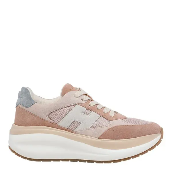 Hogan Lace Up Sneakers - Pink