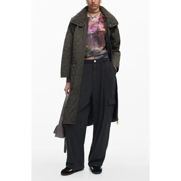 Desigual Odense Reversible Quilted Jacket