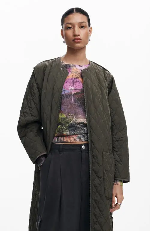 Desigual Odense Reversible Quilted Jacket
