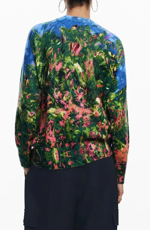 Desigual Floral Print Pullover