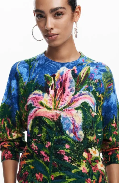 Desigual Floral Print Pullover