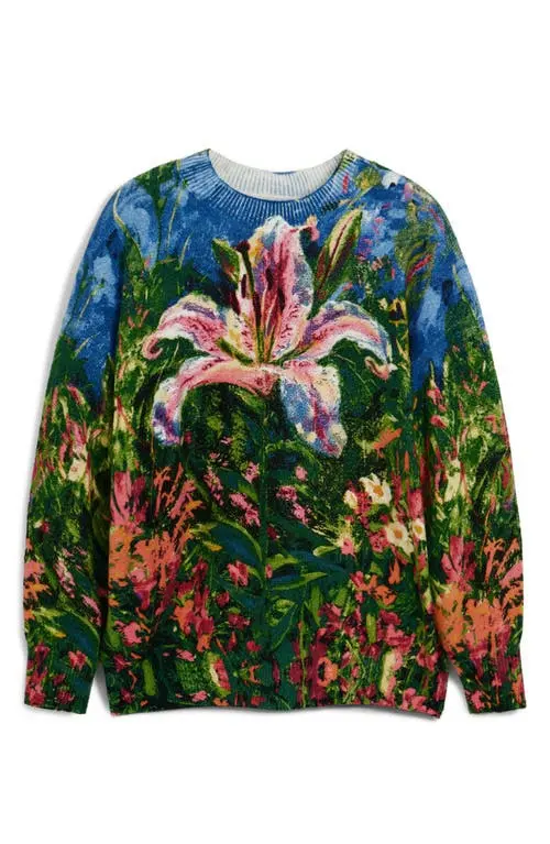 Desigual Floral Print Pullover
