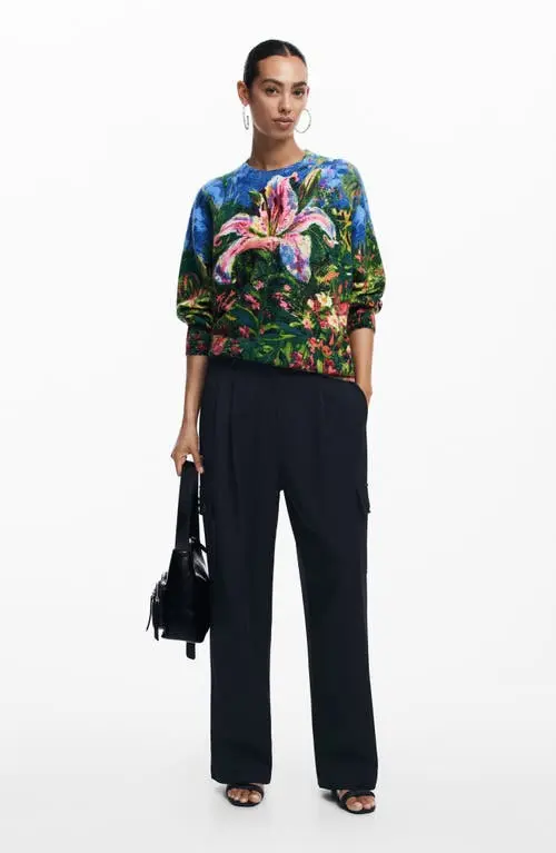 Desigual Floral Print Pullover