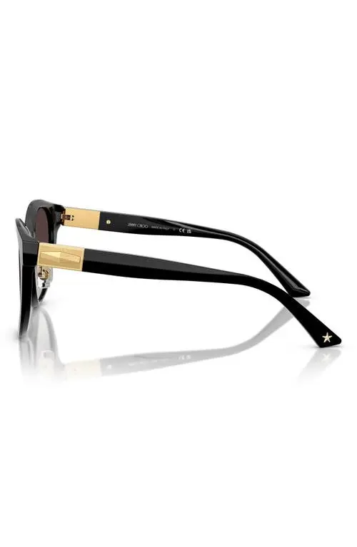 JIMMY CHOO 55mm Phantos Sunglasses - Black/gradient