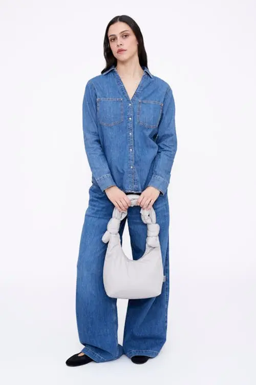 LEFRIK Biwa Puffy Mini Bag - Fossil