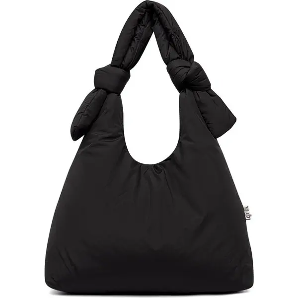 LEFRIK Biwa Puffy Bag - Deep Black