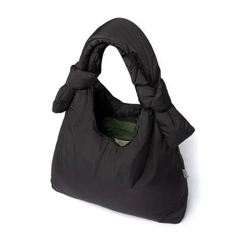 LEFRIK Biwa Puffy Bag - Deep Black