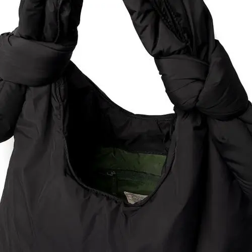 LEFRIK Biwa Puffy Bag - Deep Black