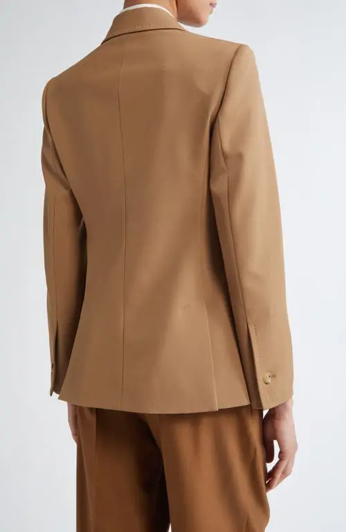 Max Mara Palchi Virgin Wool Blazer - Camel