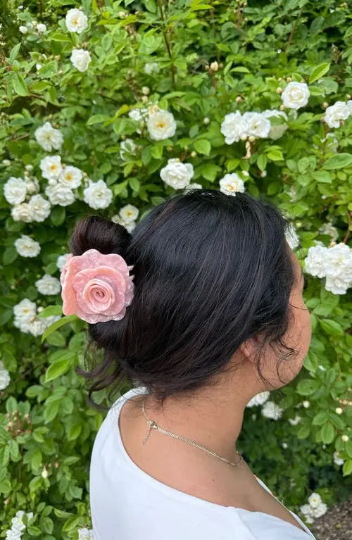 SOLAR ECLIPSE Rose Claw Clip
