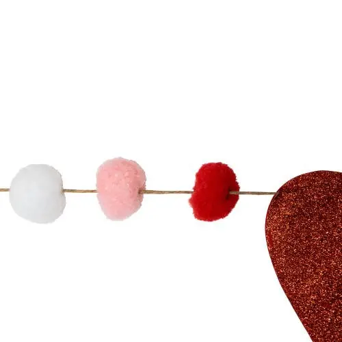 NORTHLIGHT 5' Glitte "love" Valentine's Day Wall Banner Decoration