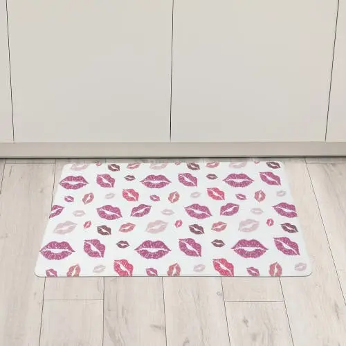 NORTHLIGHT 29.5" Lips Valentine's Day Kitchen Comfort Mat