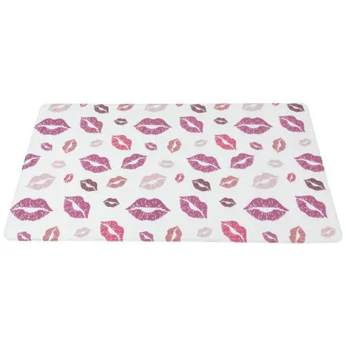 NORTHLIGHT 29.5" Lips Valentine's Day Kitchen Comfort Mat