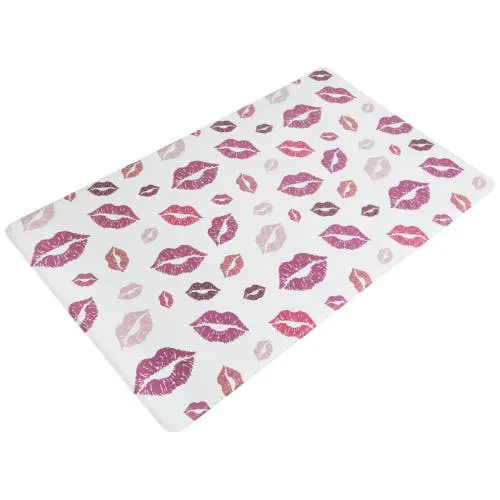 NORTHLIGHT 29.5" Lips Valentine's Day Kitchen Comfort Mat