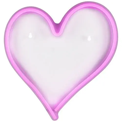NORTHLIGHT Led Heart Neon Lighted Wall Art13.5" - Pink