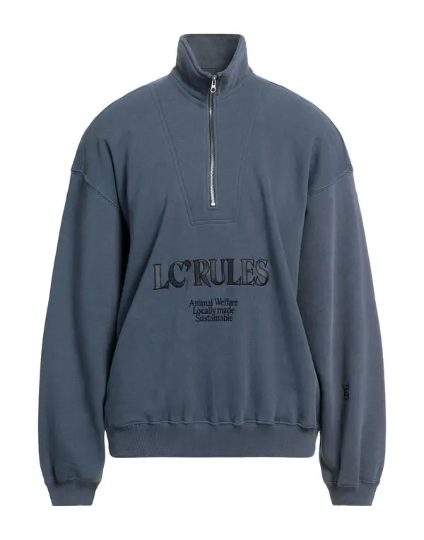 LOW CLASSIC Sweatshirt With Embroidered Logo - Blue