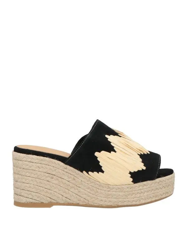 CastaÑer Espadrille Wedge Sandals With Embroidered Detail
