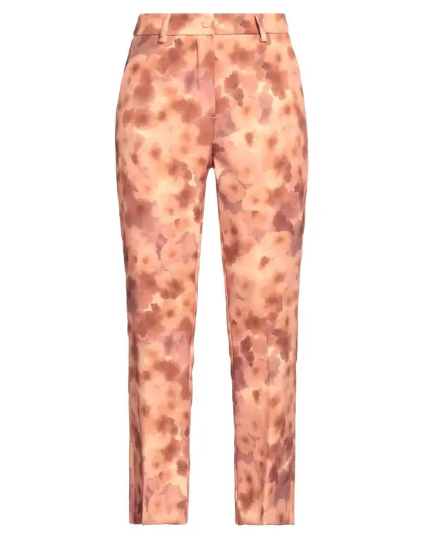 ANGELA MELE MILANO Floral-print Cropped Bootcut Trousers