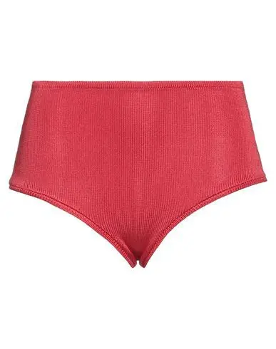 Calle Del Mar Knitted Hot Pants - Tomato Red