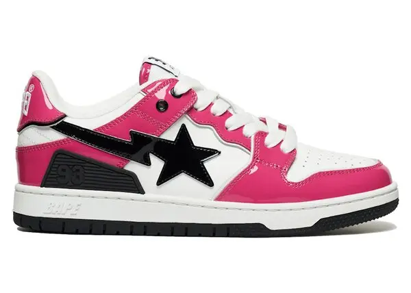BAPE A Bathing Ape Sk8 Sta #2 Sneakers - Pink