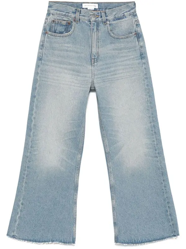 Victoria Beckham Wide-leg Cropped Jeans