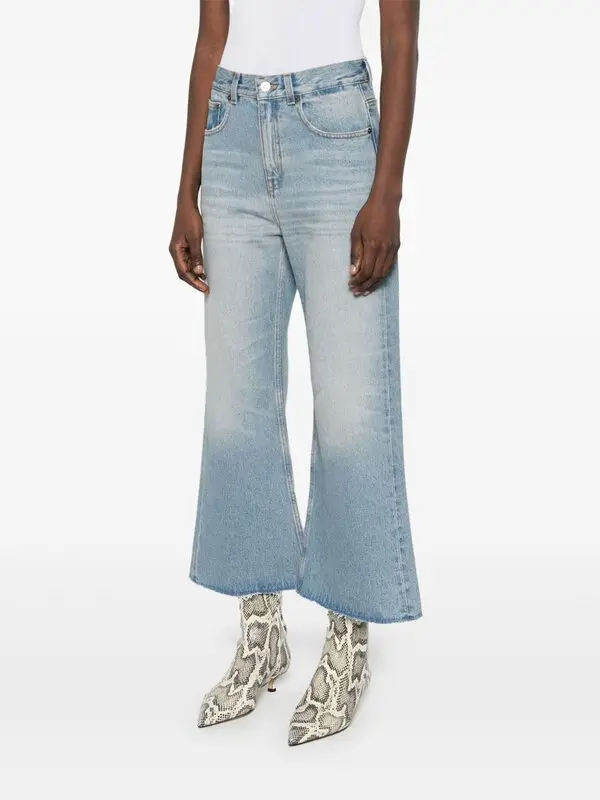 Victoria Beckham Wide-leg Cropped Jeans
