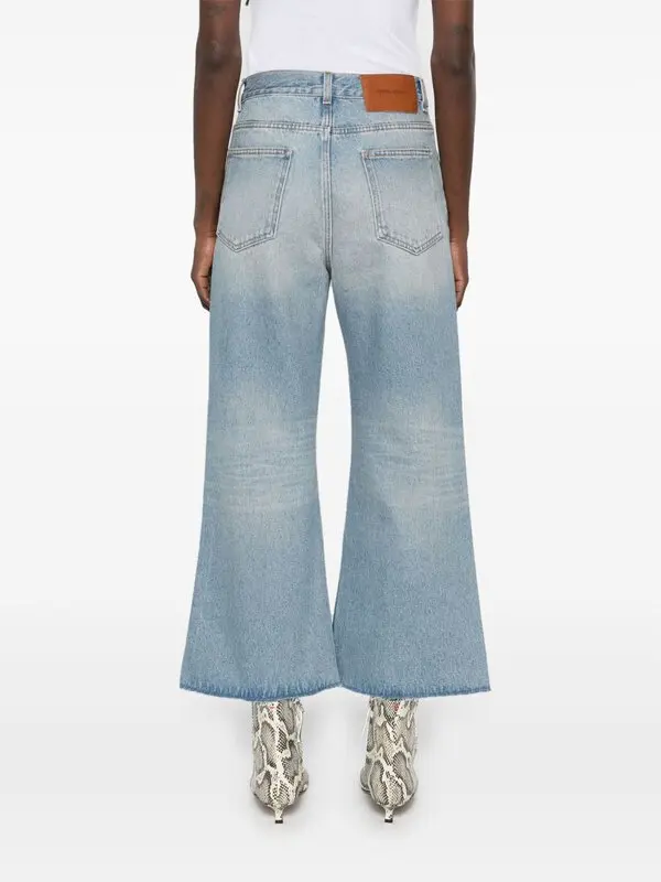 Victoria Beckham Wide-leg Cropped Jeans