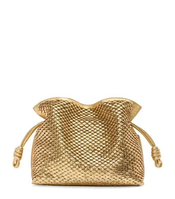 Loewe Medium Leather Scales Flamenco Clutch