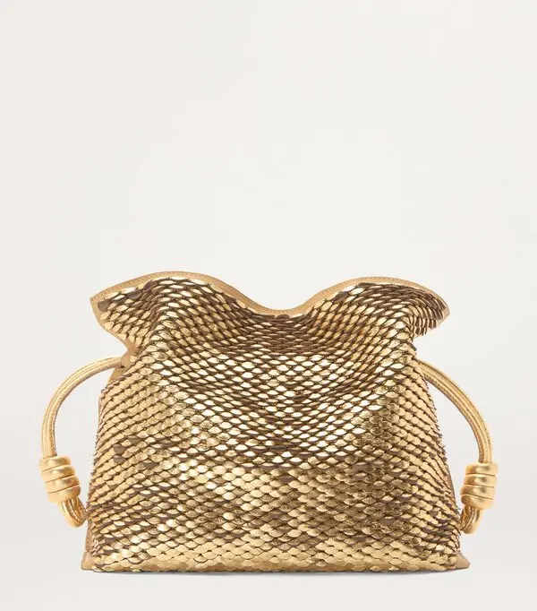 Loewe Medium Leather Scales Flamenco Clutch