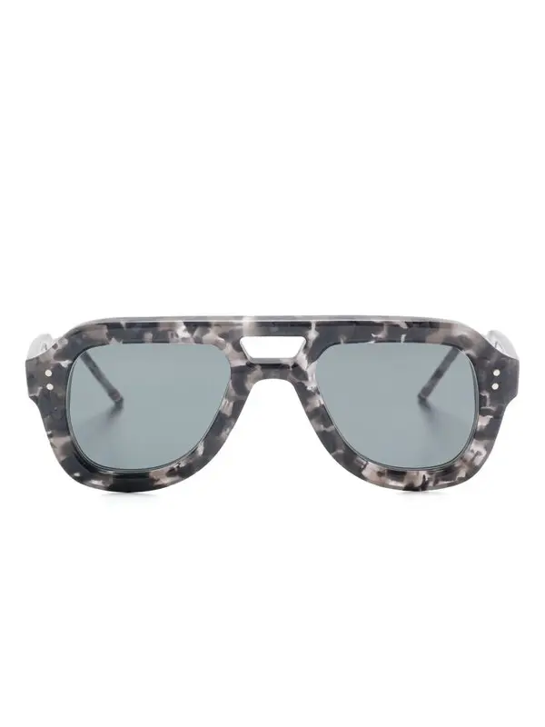Thom Browne Pilot-frame Sunglasses - Grey