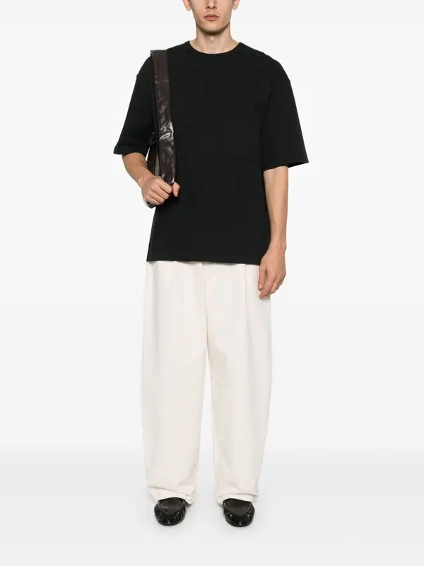 LEMAIRE Jersey-texture T-shirt - Black
