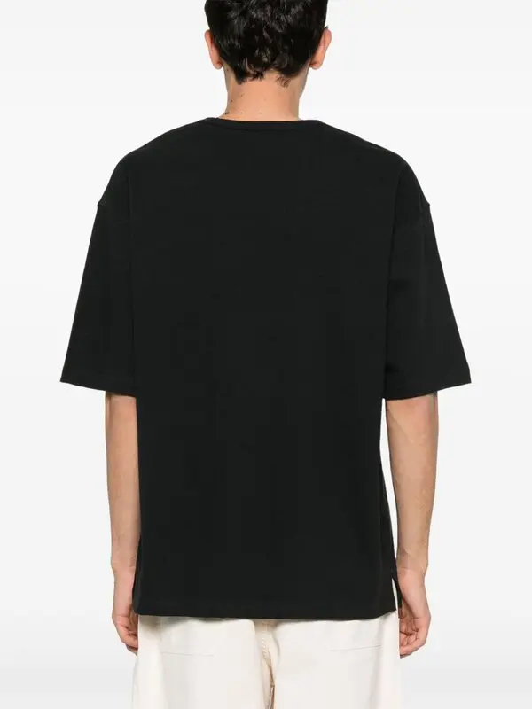 LEMAIRE Jersey-texture T-shirt - Black