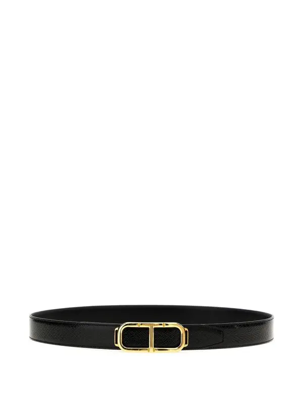 TOM FORD T-logo Belt - Black