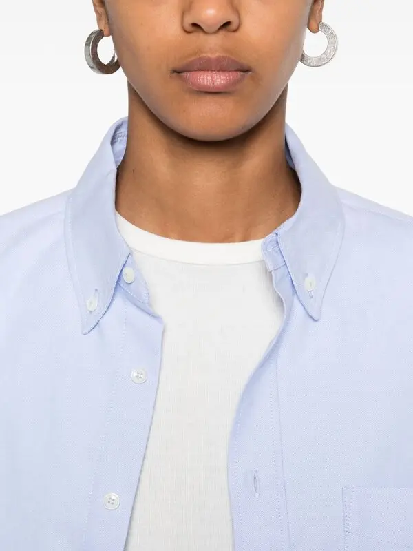Moncler Logo-patch Shirt - Blue