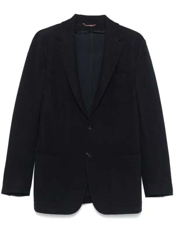 Canali Single-breasted Blazer - Blue